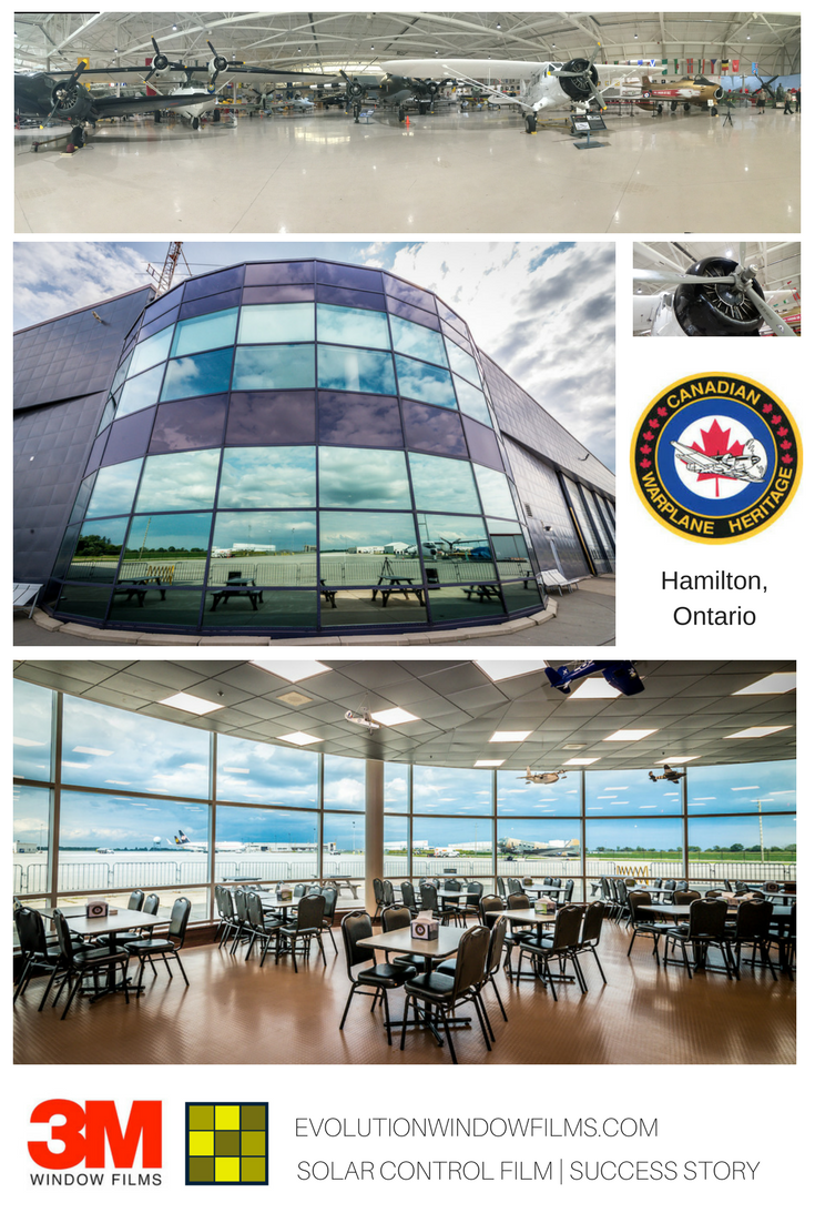 Canadian Warplane Heritage Museum Window Film Success Story - Evolution Window Films